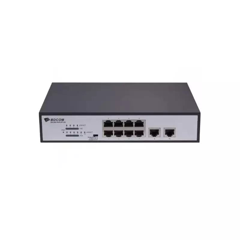 BDCOM S1010-8P-120 POE SWITCH PRICE IN BD | TECHLAND BD