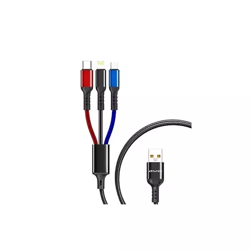 Awei CL-971 3 in 1 USB Charging Cable Price in BD