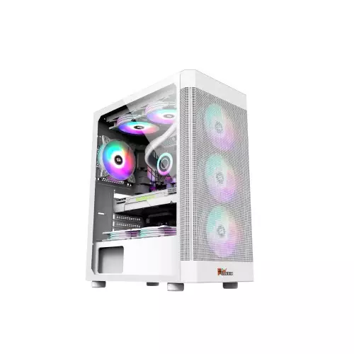 PC Power PG-H350 WH Icy Mesh Gaming casing Price in BD | TechLandBD