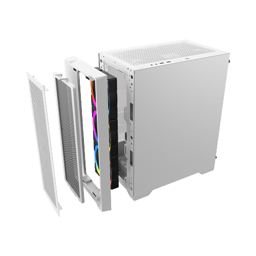1STPLAYER T4/T4-G TRILOBITE CASE WHITE PRICE IN BANGLADESH | TECHLAND BD