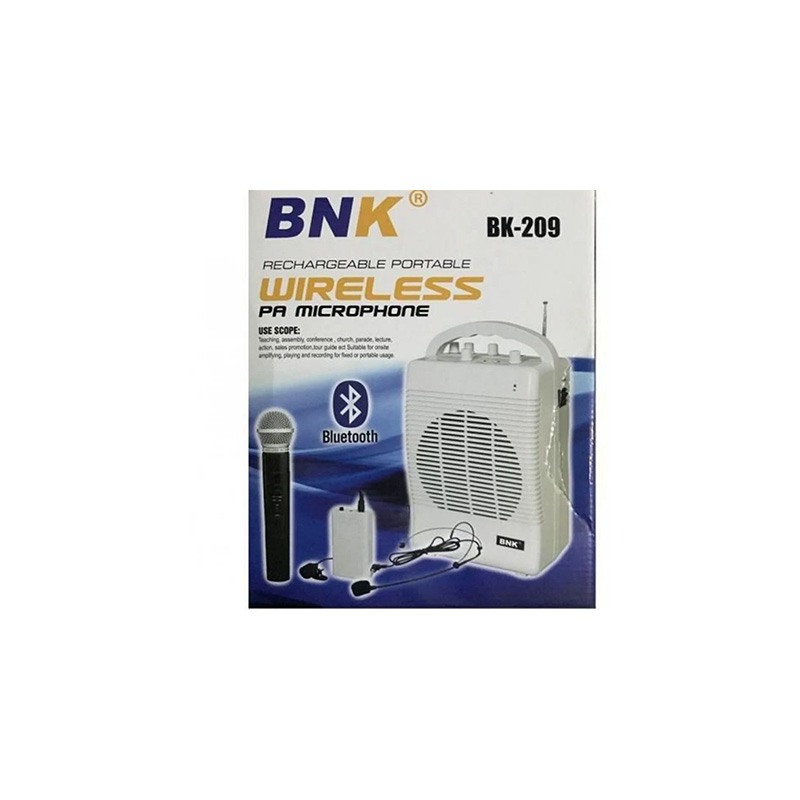 BNK BK-209 Rechargeable Pa System Price in BD | TechLand BD