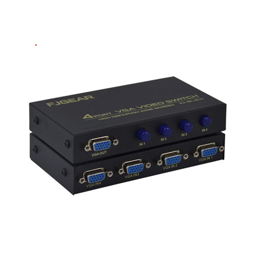 FJGEAR VGA SWITCH 4 PORT FJ-15-4CH price in Bangladesh | TechLand BD