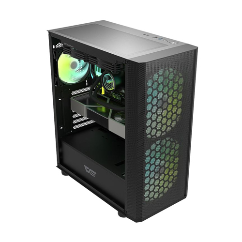 AIGO DARKFLASH DK360 ATX CASE (BLACK) Price in Bangladesh -Tech Land BD