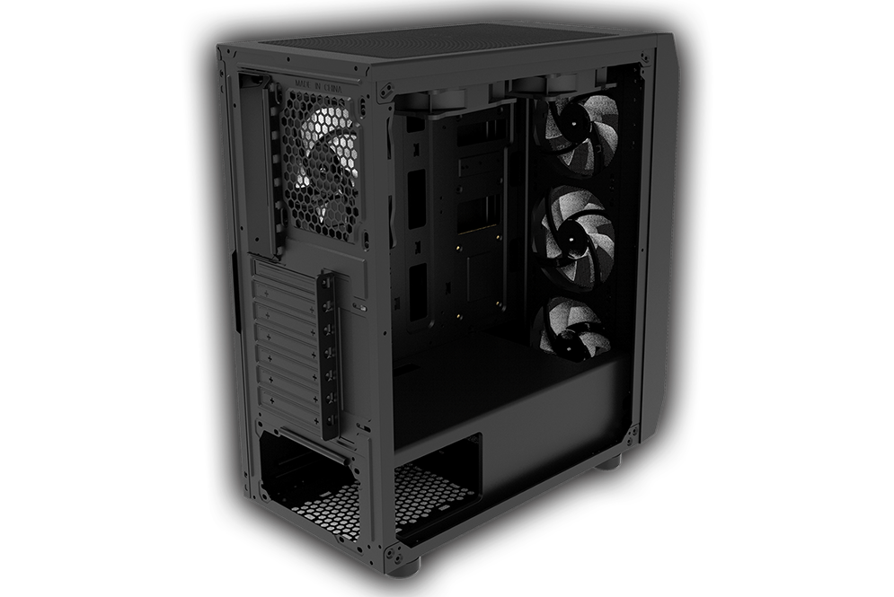 FANTECH AERO CG80 MID TOWER BLACK ATX GAMING CASING price in BD