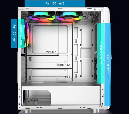 Montech Fighter 500 ATX Mid-Tower Computer Gaming Case price in bd