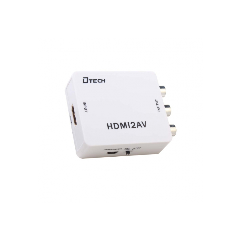 DTECH DT-6524 HDMI TO AV CONVERTER PRICE IN BD | TECHLAND BD