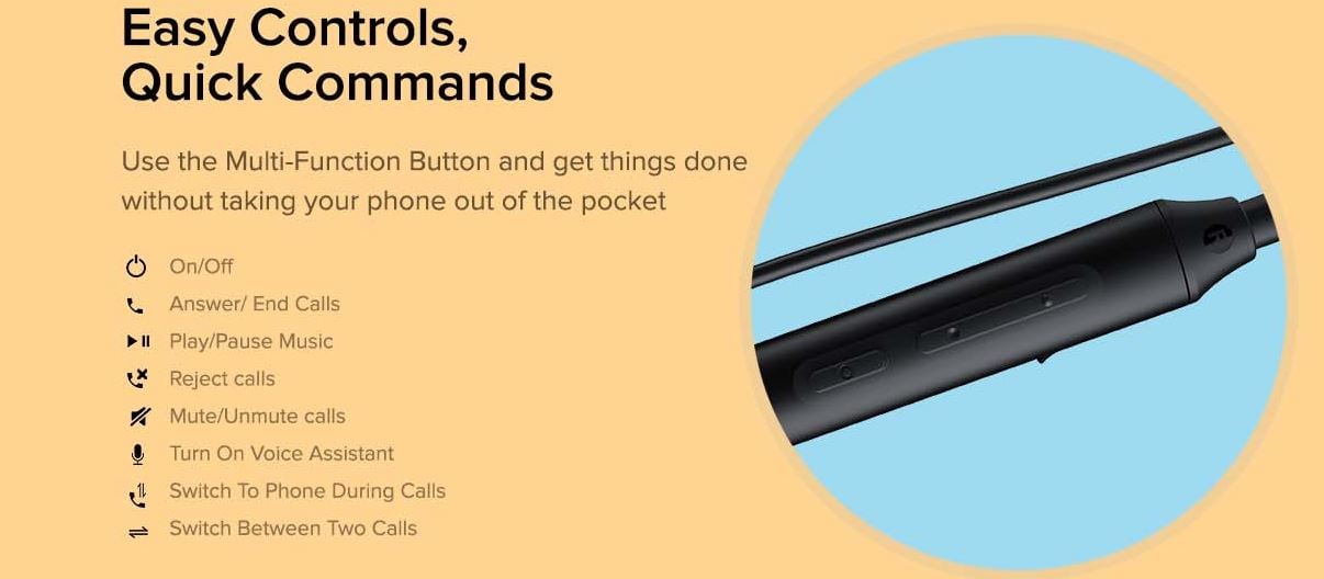 XIAOMI REDMI SONICBASS WIRELESS NECKBAND Price in Bangladesh - Tech Land BD