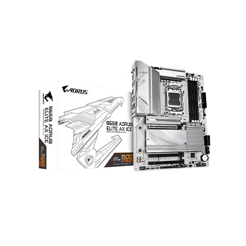 Gigabyte B650 Aorus Elite AX Ice AM5 Motherboard Price in BD | TechLand BD
