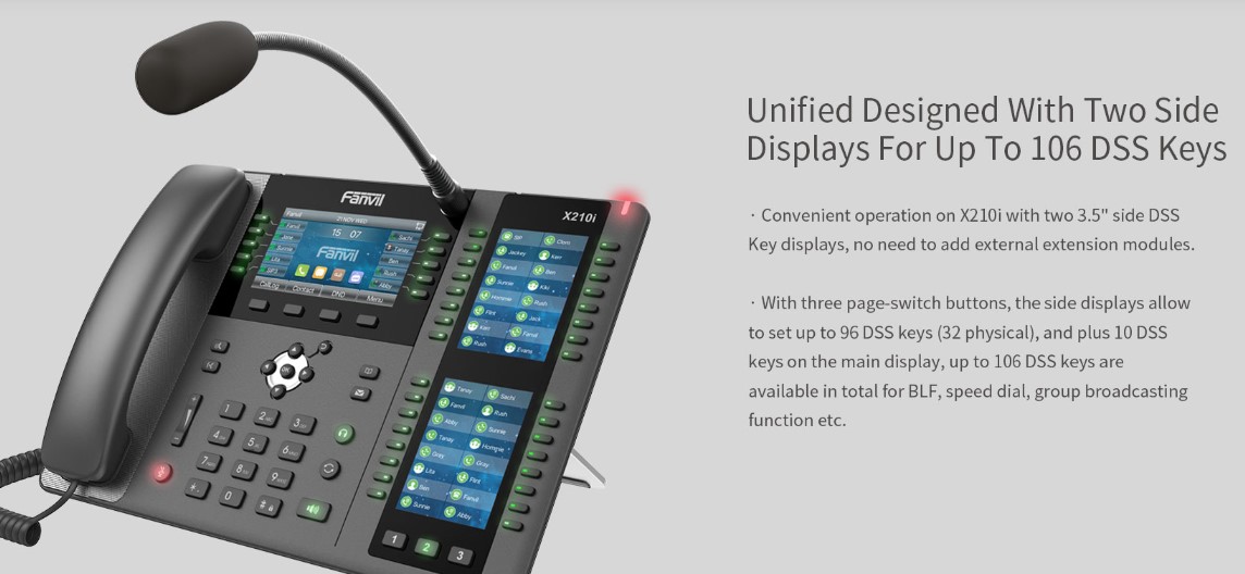 FANVIL X210I PAGING CONSOLE PHONE PRICE IN BD | TECHLAND BD