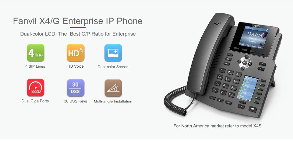 FANVIL X4/G ENTERPRISE IP PHONE PRICE IN BD | TECHLAND BD