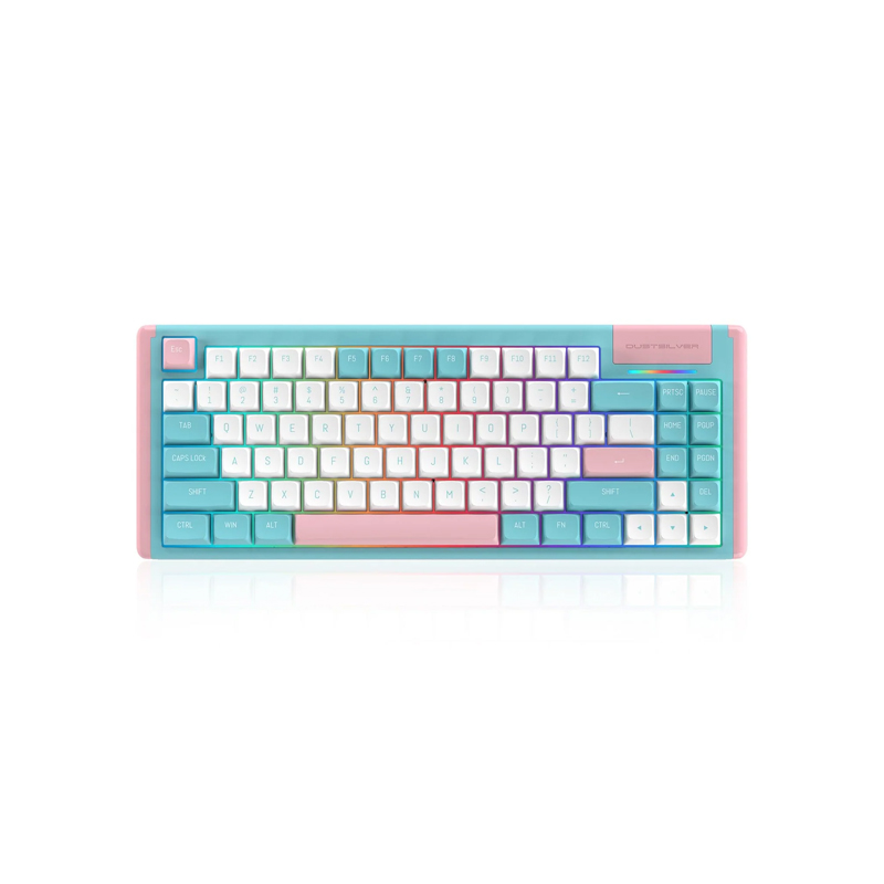 DUSTSILVER K84 BLUE PINK MILKSHAKE KAWAII KEYBOARD PRICE IN BD ...