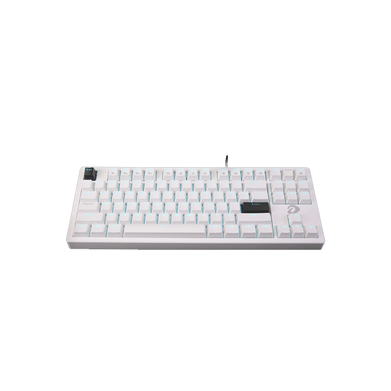 DAREU EK87 V2 WIRED BROWN SWITCH WHITE KEYBOARD PRICE IN BD | TECHLAND BD