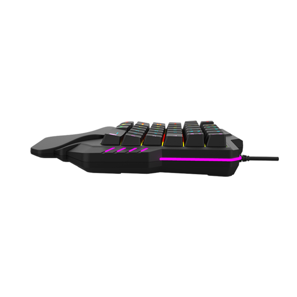 FANTECH ARCHER K512 RGB Waterproof Ergonomic 35Keys Mechanical One-Hand ...