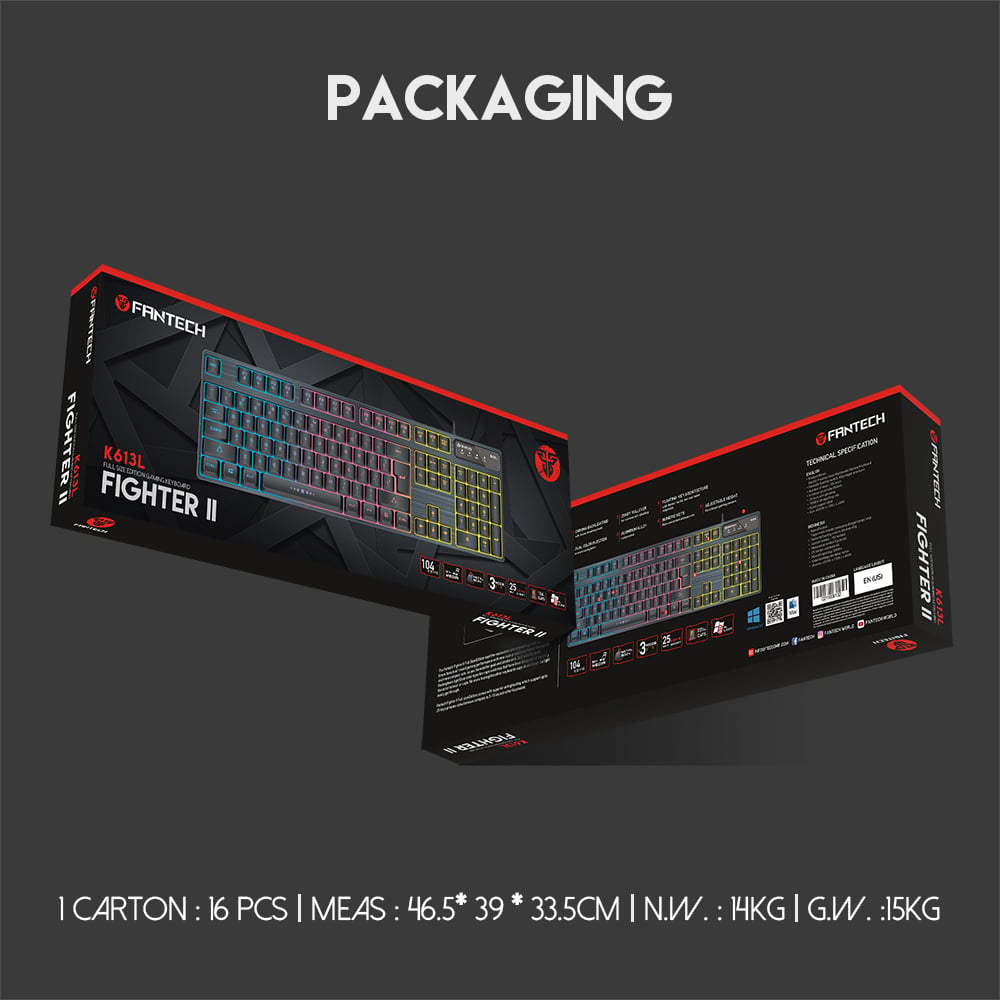 Fantech K613L Fighter Keyboard price in bangladesh | TechLand BD