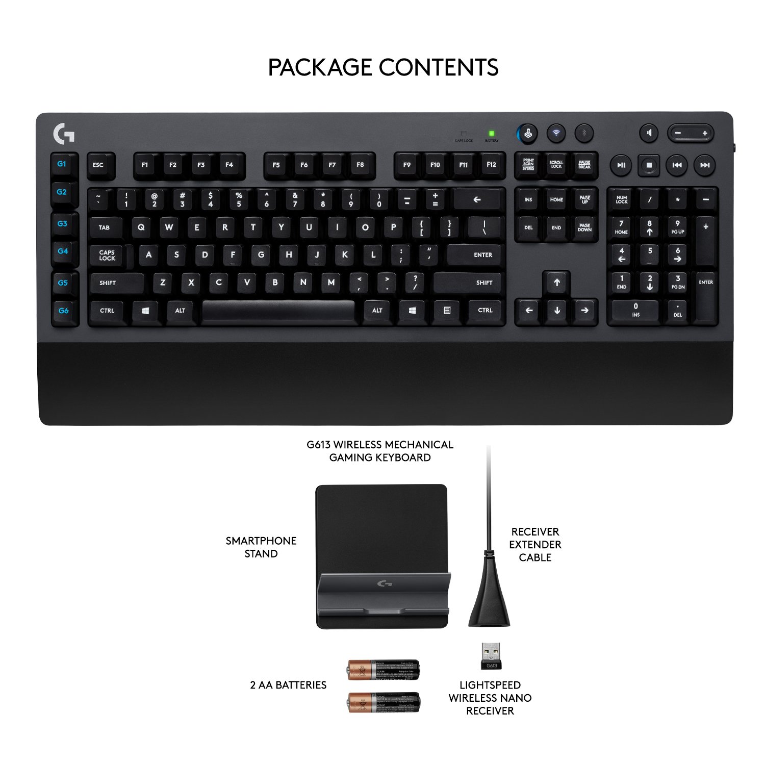 Logitech G613 Wireless Mechanical Gaming Keyboard price in bd | TechLand bd