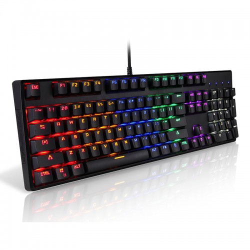 MotoSpeed K96 (CK104) Wired Mechanical RGB Black Keyboard Price in ...