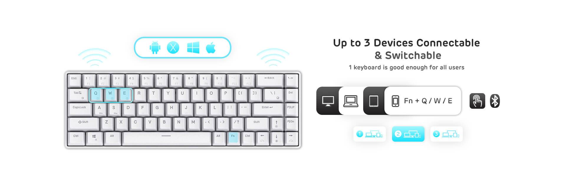 RK Royal Kludge RK68 Mechanical Keyboard Price in Bangladesh - Tech Land BD