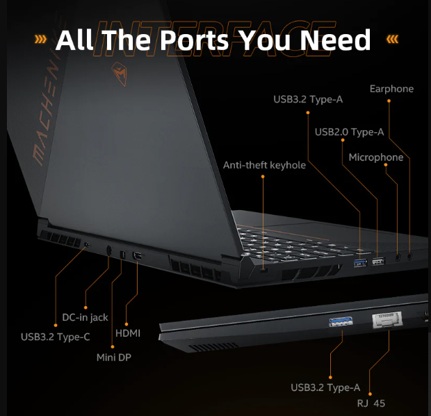 MACHENIKE S15 Core I7 12 Gen Gaming Laptop Price in BD-TechLand