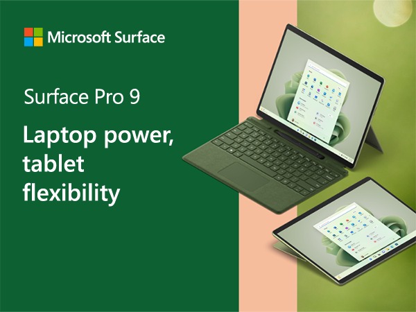 Microsoft Surface Pro 9 Core I5 12th Gen 13 Multi Touch Forest Laptop