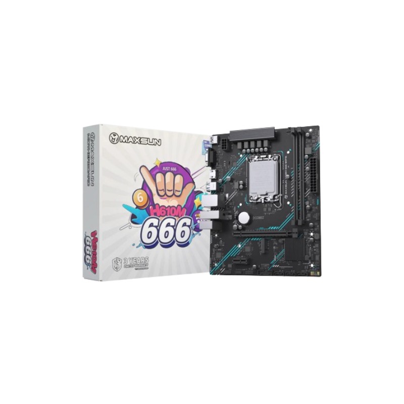 MAXSUN H610M 666 WiFi 6 DDR4 Motherboard Price in BD | TechLand BD