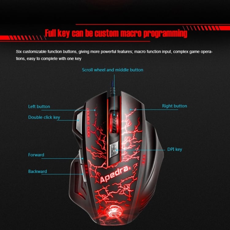 IMICE A7 Wired USB Gaming Mouse Price in Bangladesh - Tech Land BD