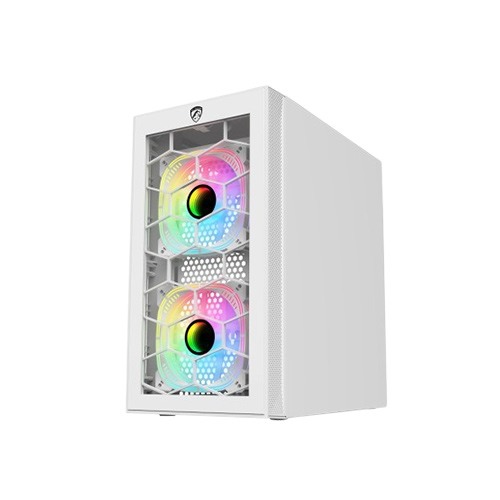 PC Power Spider Web Crystal Mini BK 3 FANS Gaming Case Price In BD