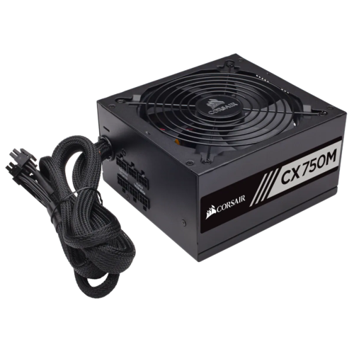 Corsair CX750M 750w Watt 80 PLUS Bronze Certified Modular ATX power ...