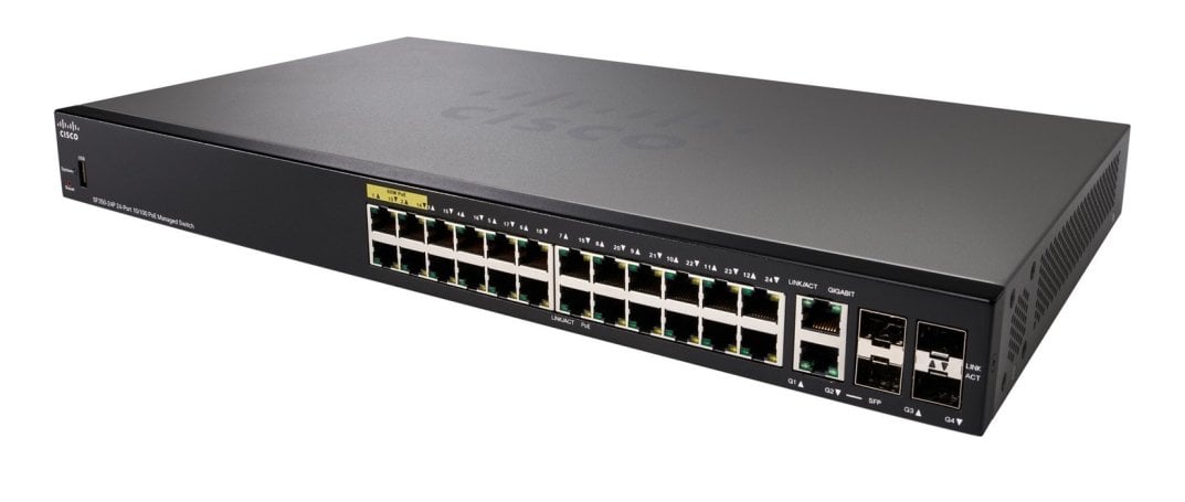 Cisco SF350-24P 24-Port 10/100 POE Managed Switch price in Bangladesh