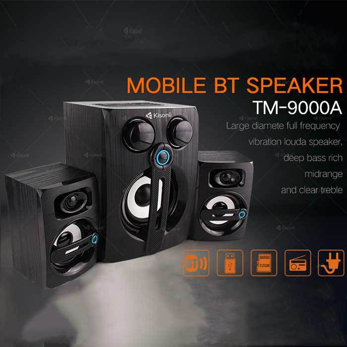KISONLI TM-9000A LED SUB-WOOFER BLUETOOTH SPEAKER price in BD | TechlandBD