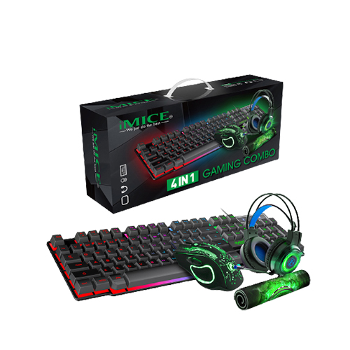 Best IMICE GK-490 4-in-1 Gaming Kit Combo price in BD || Techland2022